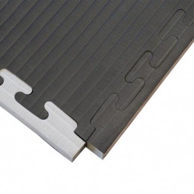 China Black Grey 20mm Thick EVA Tatami Puzzle Mat Exercise Floor Tiles 1x1m for sale