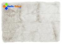 China Super Soft Faux Sheepskin Area Rug 650-850g Polyester Custom Shape 3x5 ft for sale