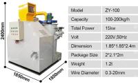 China 100-200kg/h Copper Wire Separator Copper Wire Granulator Equipment Cable Recycling Machine for sale