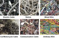 China 100-200kg/h Copper Wire Separator Copper Wire Granulator Equipment Cable Recycling Machine for sale