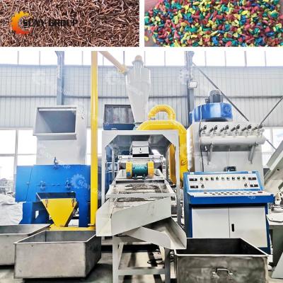 China Copper Wire Recycling Plant Direct Sale Wire And Cable Separation Recycling Equipment for sale