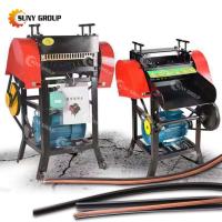 China 2021 Large Capacity Scrap Copper Wire Stripping Machine for Scrap Cable Diameter1-150mm for sale
