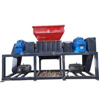 China Double Shaft Shredder for Plastic and Rubber Tire Products in Full Automatic Operation for sale
