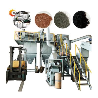 China Advanced Lithium Battery Recycling Machine for Separating All Battery Constituents for sale