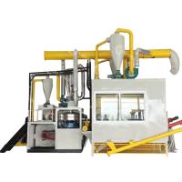 China Aluminium Blister Recycling Machine with PLC System Aluminum Plastic Separating Plant for sale