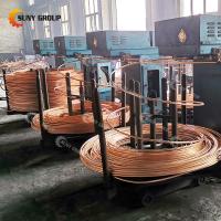 China Oxygen-Free Copper Rod Upcast Machine with Continuous Casting in 380V 50HZ 3 Phase for sale