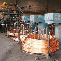 China Oxygen-Free Copper Bar Casting Production Line for Upward Continuous Casting Machine for sale