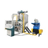 China Recycling Plant 85kw Waste Aluminum Foil Film Recycling Machine with Grinding Machine for sale