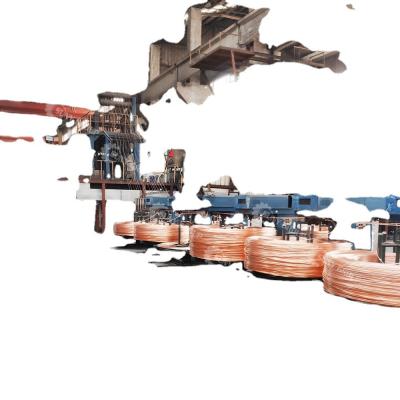 China Vertical Copper Rod Production Line with 5000KG Weight and Video Outgoing-Inspection for sale