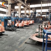 China Vertical Copper Rod Production Line with 5000KG Weight and Video Outgoing-Inspection for sale