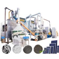 China Innovative Carton Glass Separating Machine for Waste Solar Panels Manufacturing Plant for sale