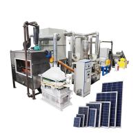 China High Capacity 200-1000kg/h Solar Panel Recycling Equipment for Full Cell Mono Panels for sale