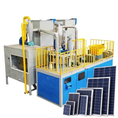 China Portable Solar Panel Recycling Equipment For Silicon Powder Capacity 200-1000kg/h for sale