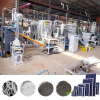 China Portable Solar Panel Recycling Equipment For Silicon Powder Capacity 200-1000kg/h for sale