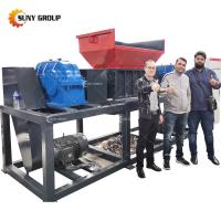 China Double Shaft Shredder for Large Waste Plastic and Car Tire Meeting Client's Requirements for sale
