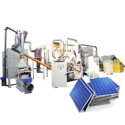 China Customizable 200-1000kg/h Wasted Photovoltaic Panels Recycling Machine for Recycling for sale