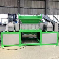 China Industrial Double Shaft Shredder for Plastic and Wood Pallets Video Inspection Provided for sale