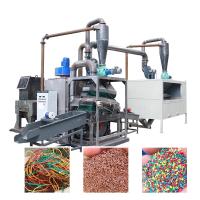 China Waste Copper Electric Cable Wire Scrap Granulator Recycling Plant with 380V 50Hz 3Phase for sale