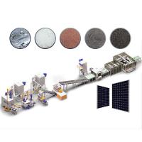 China 200-1000kg/h Capacity Mono Solar Panels Recycling Machine for PV Modules in 2024 for sale
