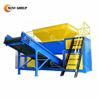 China PLC Controlled Engineering Plastics Shredder for Wood Chop Board and Foam Recycling for sale