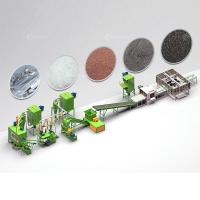 China 200-1000kg/h PV Recovery Machine for Solar Panel Dismantling and Recycling Equipment for sale