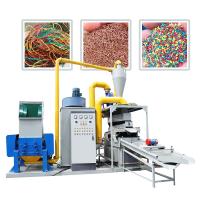 China Scrap Copper Crusher Recycling Equipment with Electric Wire Granulator and 95kW Power for sale