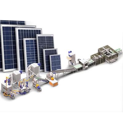 China 200-1000kg/h Capacity Carton Materials Solar Panel Recycling Equipment for Recycling for sale
