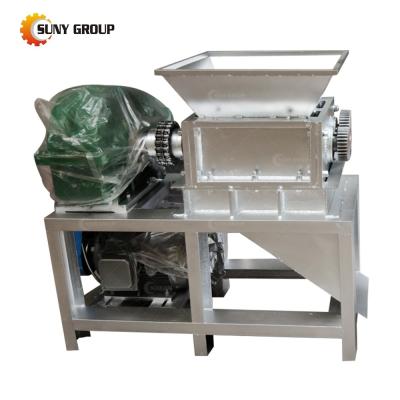 China 380V/50Hz Voltage Steel Drum Coconut Cloth Double Shaft Small Shredder for sale