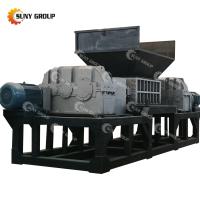 China PLC Controlled Engineering Plastics Shredder for Wood Chop Board and Foam Recycling for sale