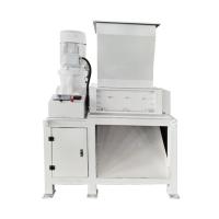China Video Outgoing-Inspection Double Shaft Shredder for Cardboard Box Carton Plastic Drum for sale