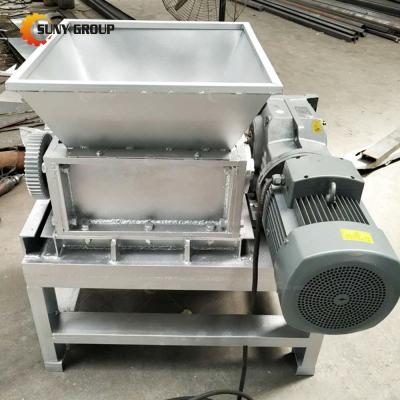 China Online Support Industry Cardboard Used Paper Small Double Shaft Shredder 1200*600*1000mm for sale