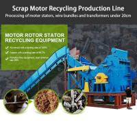 China High Productivity Scrap Electric Motor Copper Wire Wrecker Separating Recycling Machine for sale
