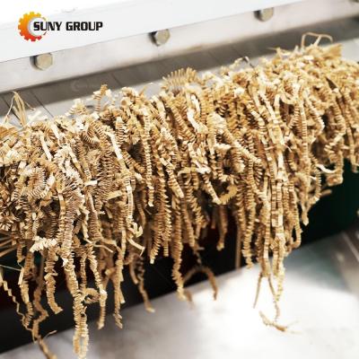 China High Capacity Crinkle Paper Shredder for 50-99L Capacity Box Filler Paper Cutting Machine for sale