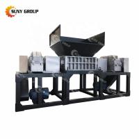 China Scrap Car Double Shaft Shredder Machine with 15KW Power and Video Outgoing-Inspection for sale