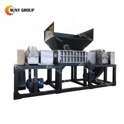 China Scrap Car Double Shaft Shredder Machine with 15KW Power and Video Outgoing-Inspection for sale