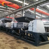 China Scrap Car Double Shaft Shredder Machine with 15KW Power and Video Outgoing-Inspection for sale
