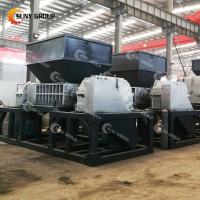China Scrap Car Double Shaft Shredder Machine with 15KW Power and Video Outgoing-Inspection for sale