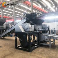 China Scrap Car Double Shaft Shredder Machine with 15KW Power and Video Outgoing-Inspection for sale