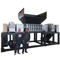 China Custom Pet Bottles Plastic PP PE Film Wood Cable Metal Recycling Machinery Double Shaft Shredder for sale