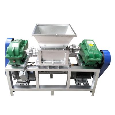 China Mini Double Shaft Plastic Metal Sheet Shredding Machine with Video Outgoing-Inspection for sale