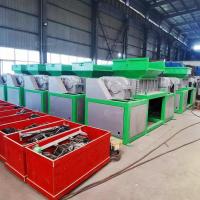 China 9CrSi/D2/SKD-11 Material Full Automatic Wood And Metal Drum Shredding Machine Double Shaft Shredder for sale