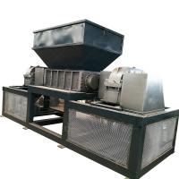 China Double Shaft Car Tire Recycling Shredder Water Tank Cutting Machine with PLC Control for sale
