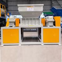 China 400 Model Double Shaft Shredder for Mini Waste Garbage Metal Wood Plate Cardboard Plastic for sale