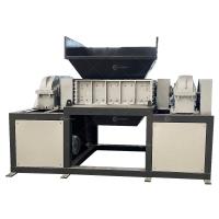 China 400 Model Double Shaft Shredder for Mini Waste Garbage Metal Wood Plate Cardboard Plastic for sale