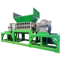 China Tire Shredder Waste Tyre Recycling Machine Double-shaft Shredder with 2300KG Capacity for sale