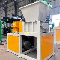 China Video outgoing-inspection Provided Mini Shredder Double Shaft Shredder 1200*600*1000mm for sale