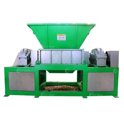 China 800-5000kg/h High Productivity Double Shaft Shredder for Waste Paper and ABS Plastic for sale