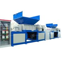 China Manufacturing Plant Double Shaft Shredder Machine for Scrap Metal Customizable Blades for sale