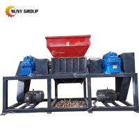 China Manufacturing Plant Double Shaft Shredder Machine for Scrap Metal Customizable Blades for sale