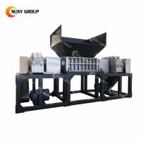 China Manufacturing Plant Double Shaft Shredder Machine for Scrap Metal Customizable Blades for sale